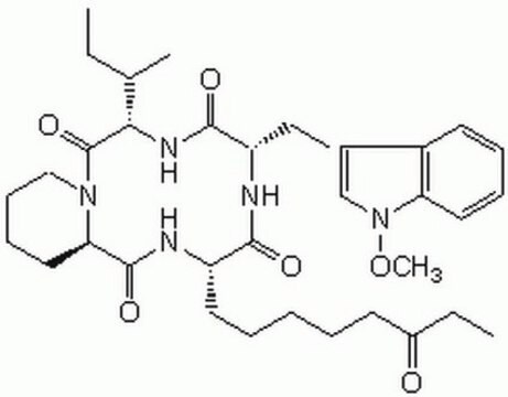 Apicidin, Fusarium sp. A potent, cell-permeable inhibitor of histone ...