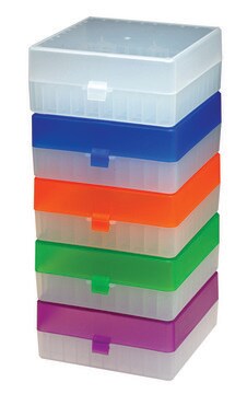 PolarSafe™ Polypropylene Freezer Storage Box 100 place, assorted colors