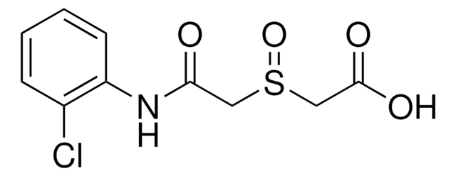 ((2-(2-CHLOROANILINO)-2-OXOETHYL)SULFINYL)ACETIC ACID AldrichCPR ...